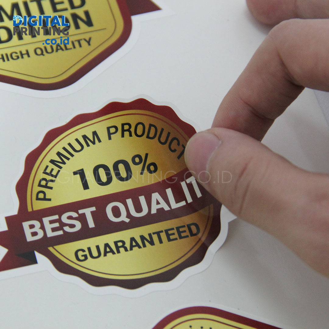 Jual Label Sticker Cutting - Digital Printing