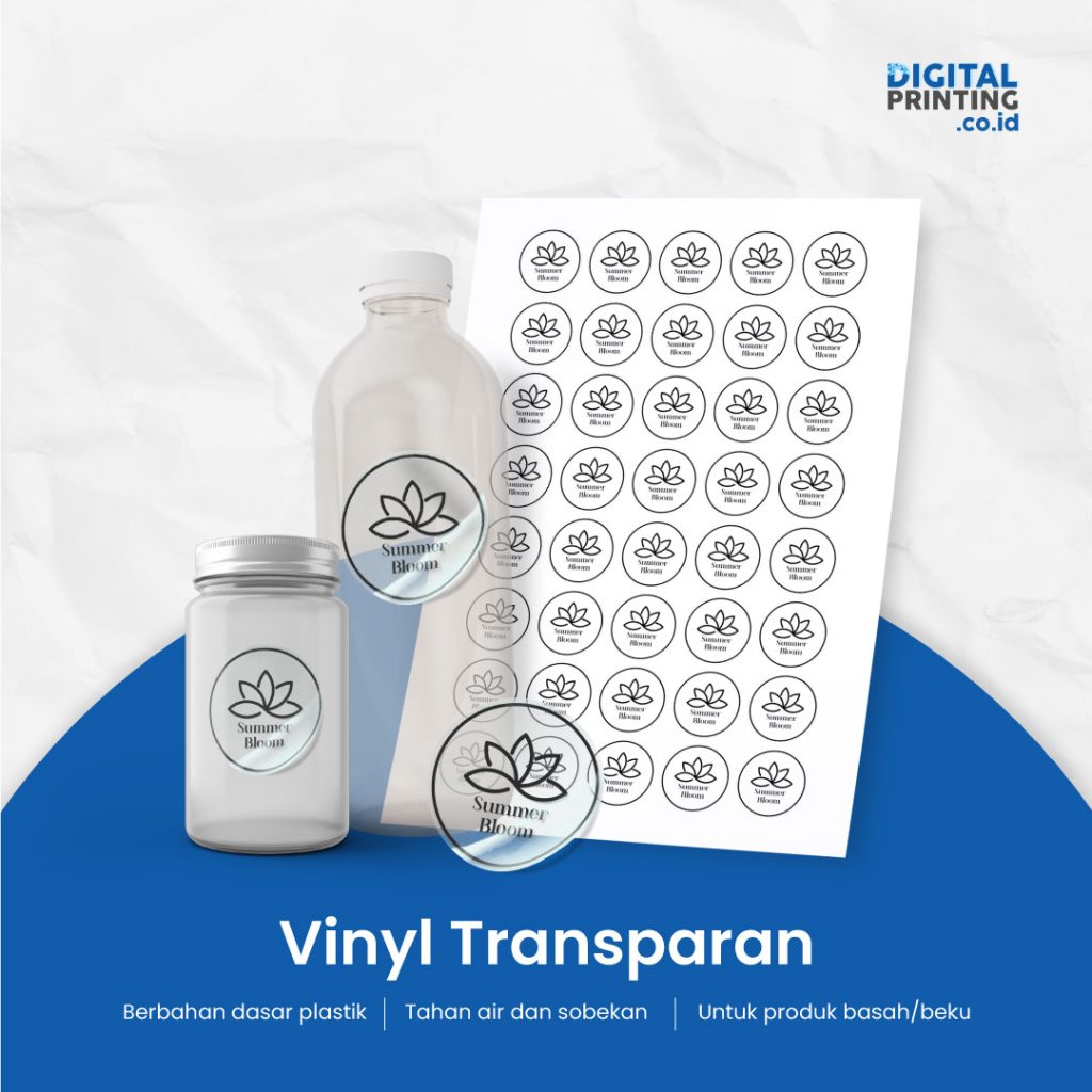 Cetak Label Sticker Kemasan – Digital Printing